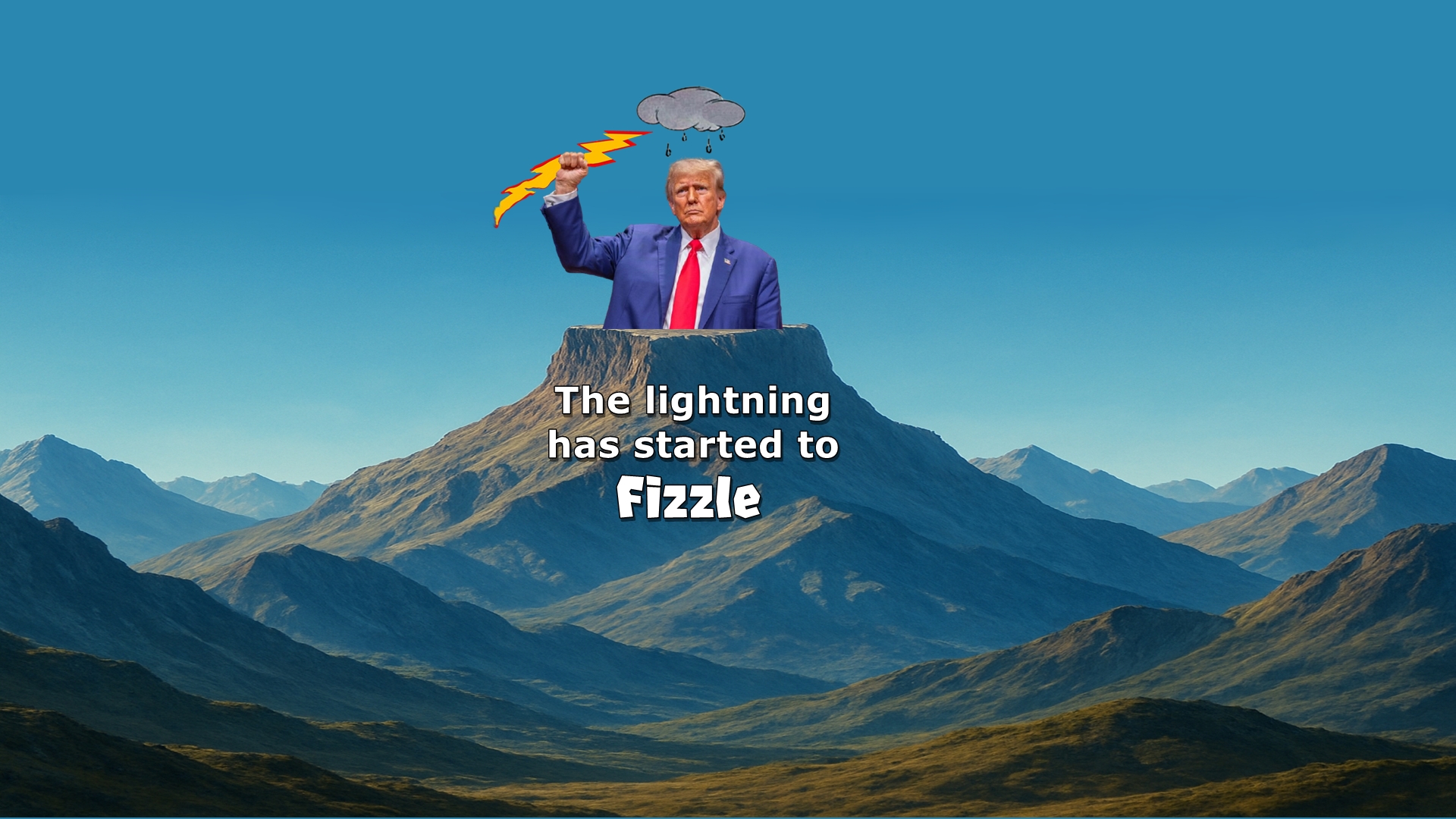 The lightning is fizzling on Mt. Olympus - Vince Wade